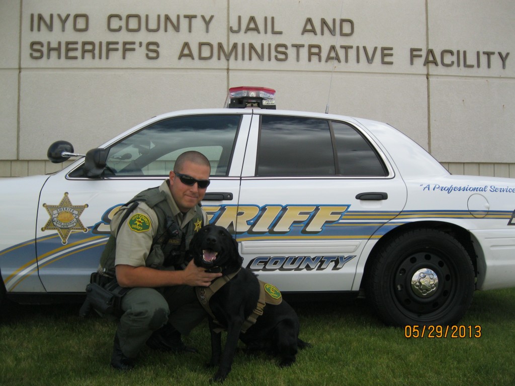 Inyo Sheriff adds Explosive Detection Dog
