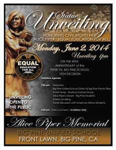 Native American civil rights hero honored in Big Pine - Sierra Wave ...