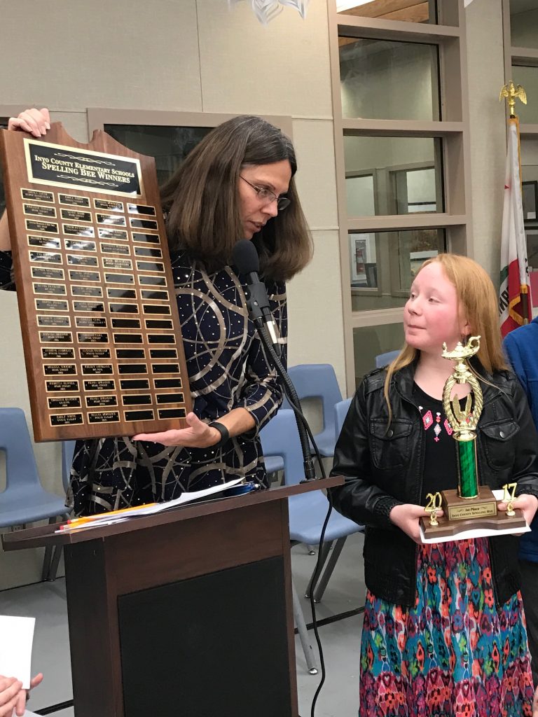 Rose Bracken wins Inyo County Spelling Bee (again) - Sierra Wave ...