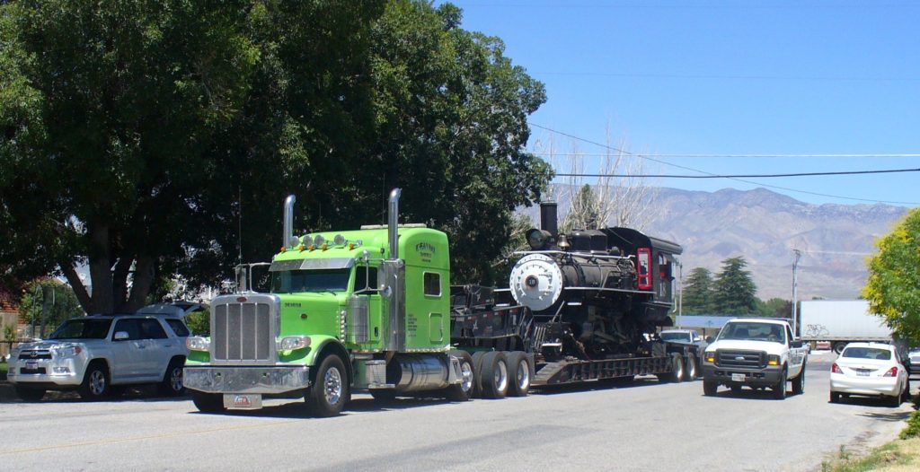 Slim Princess steam locomotive moved to Eastern California Museum ...