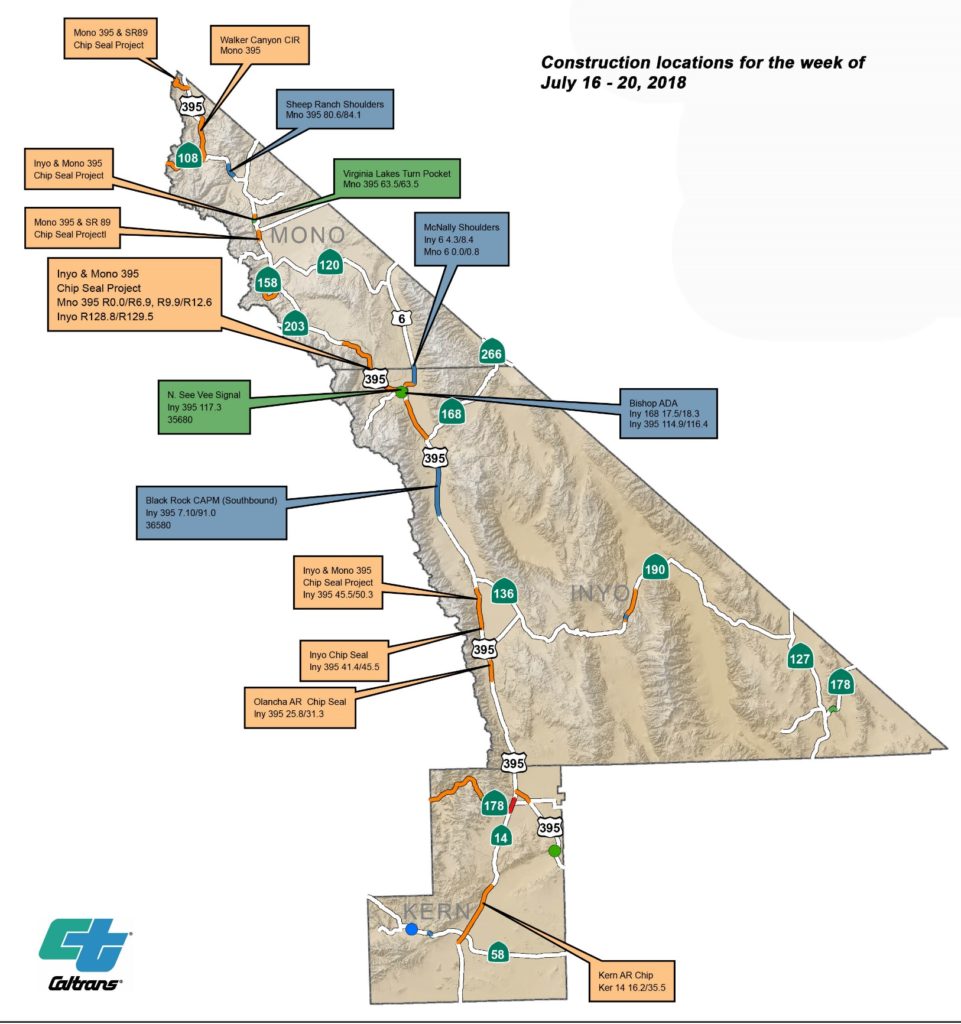 Another busy week for Caltrans - Sierra Wave: Eastern Sierra News