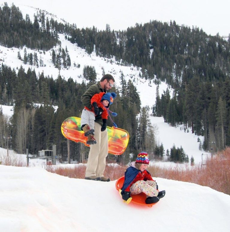Snowman alert! It's the June Lake Loop Winter Festival