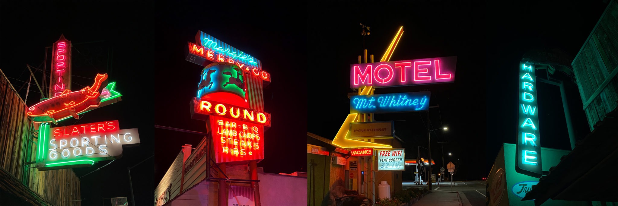 Neon Restoration Project Lights Up Lone Pine Courtesy of Metabolic ...