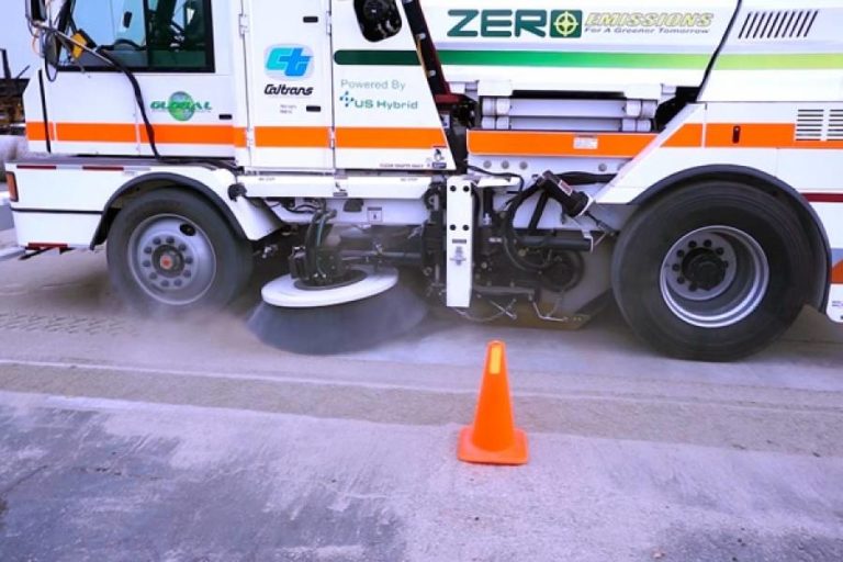 Collision on SR-178 between Dodge Caravan and Caltrans Sweeper ...