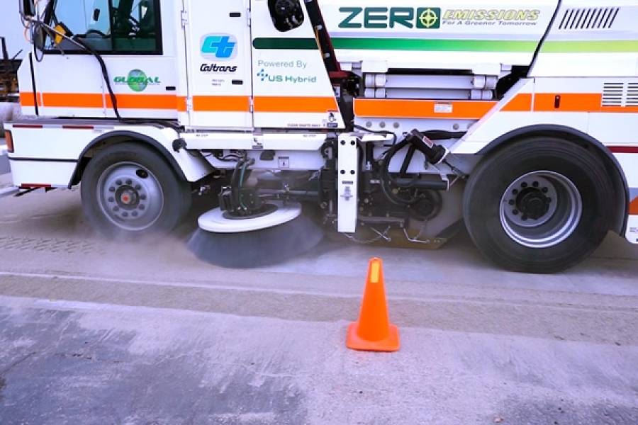 Collision on SR-178 between Dodge Caravan and Caltrans Sweeper ...