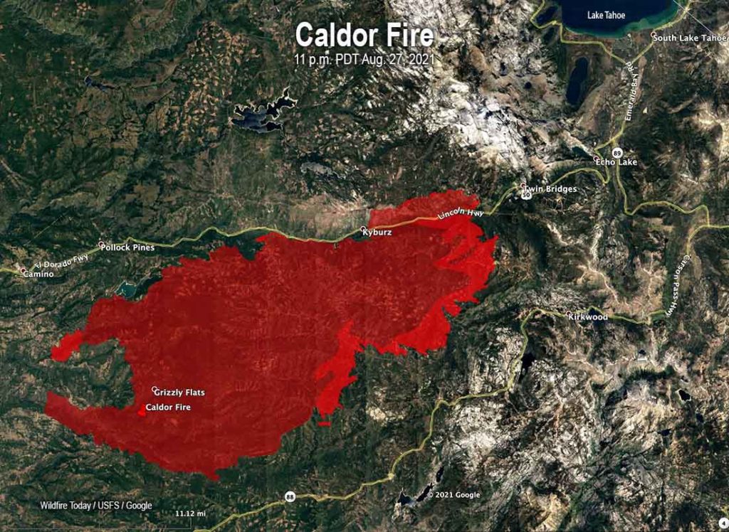 S. Lake Tahoe is Being Evacuated due to Caldor Fire - Sierra Wave ...