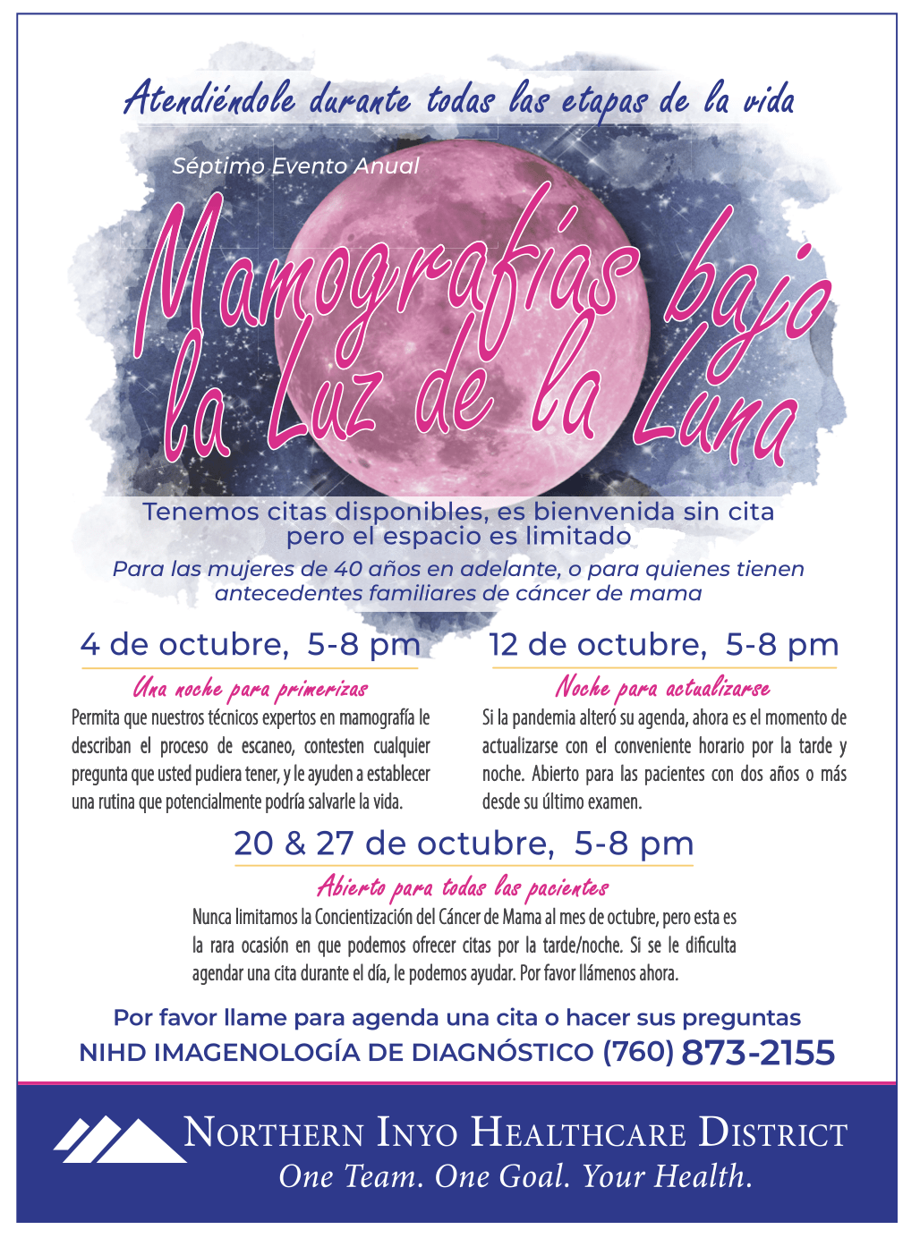 Northern Inyo Hospital Moonlight Mammograms Northern Inyo Hospital Moonlight Mammograms