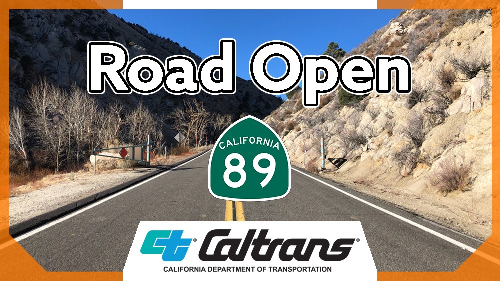 Caltrans Road Conditions - November 8 @ 9:30 AM Route 89 - Sierra Wave ...