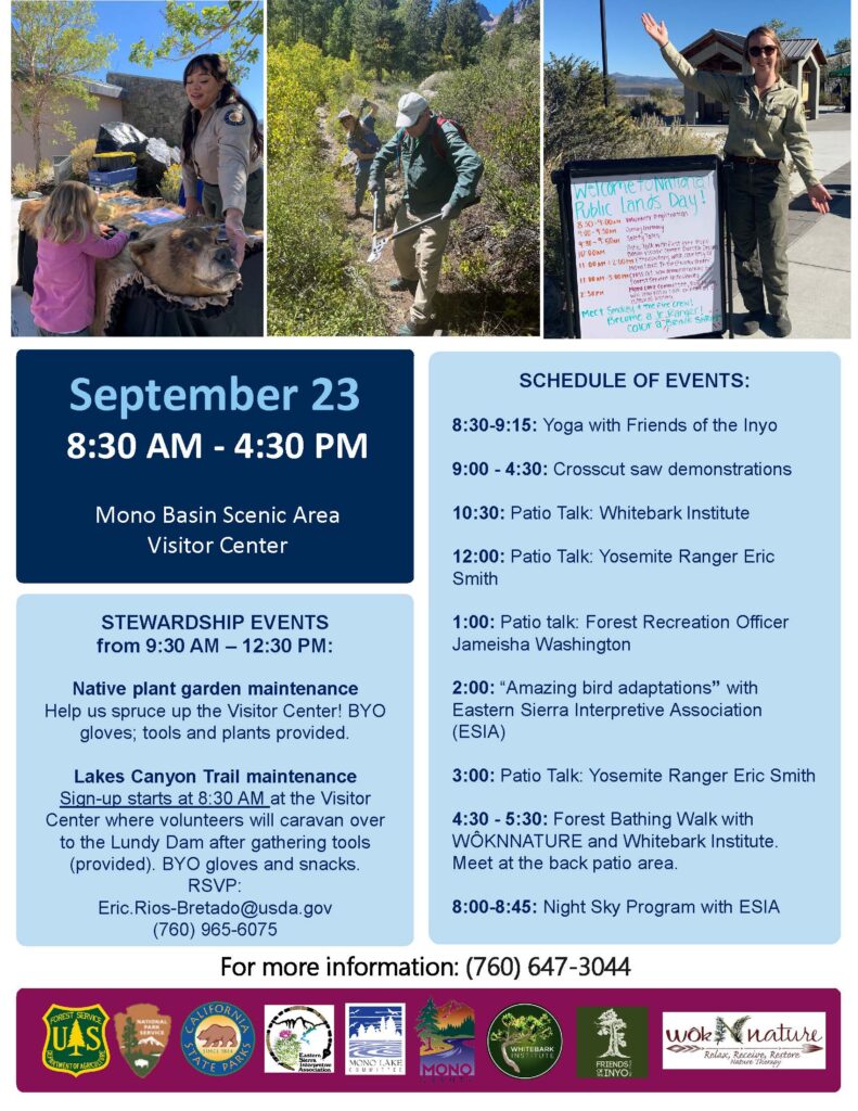 Celebrate National Public Lands Day on Inyo National Forest this ...