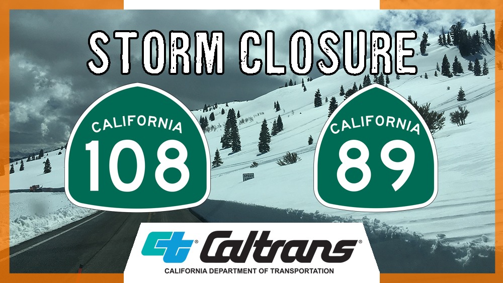 Caltrans Road Conditions Update - November 30 @1:10 PM Routes 89 and ...
