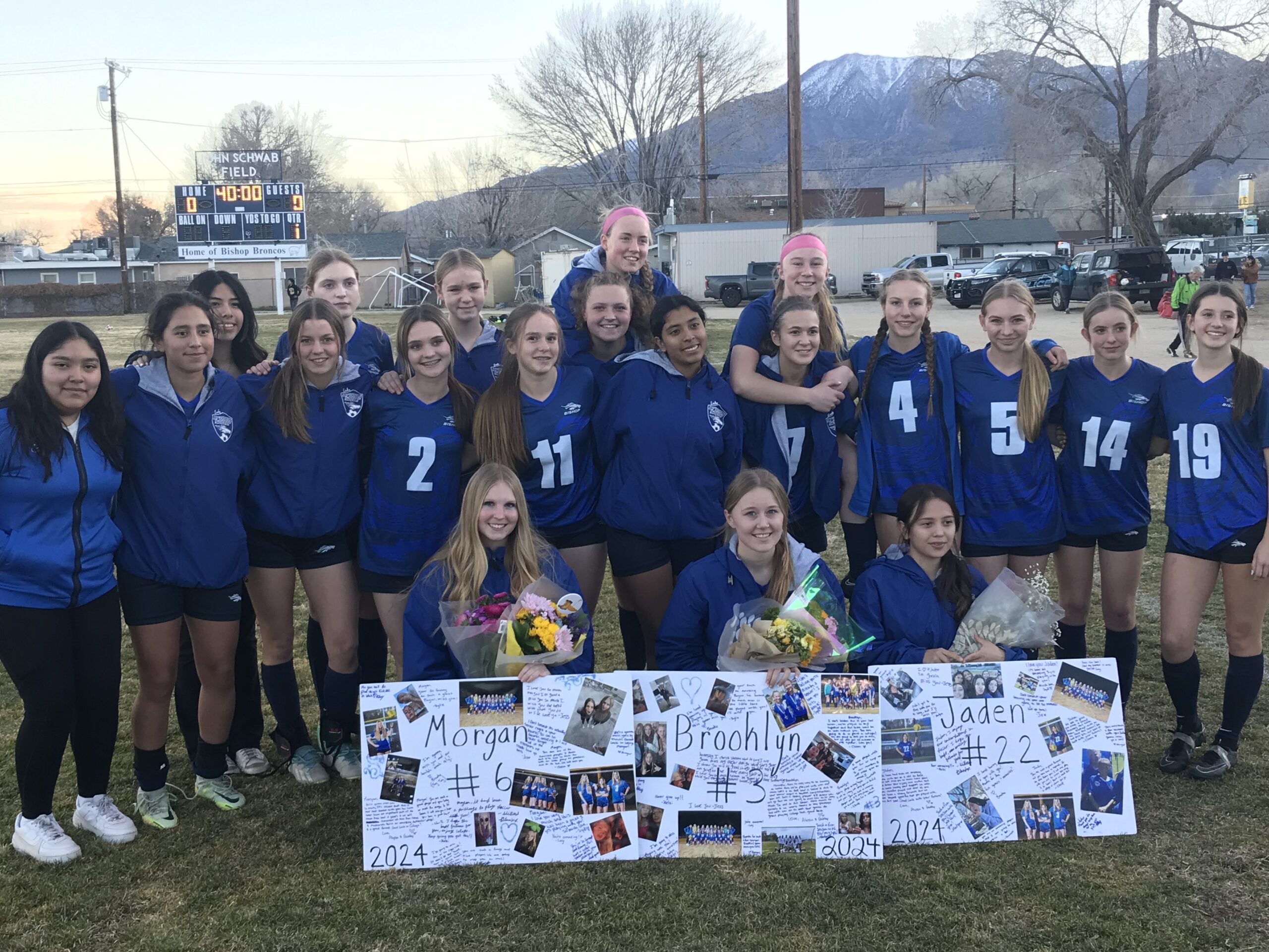Bishop lady Broncos hosted the Mojave Mustangs Soccer - Sierra Wave ...