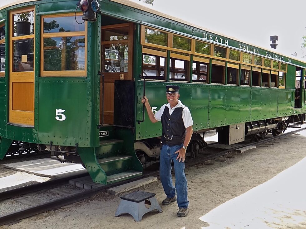 LAWS RAILROAD MUSEUM TRAIN CREW IS OFFERING RIDES ON THE HISTORIC BRILL ...
