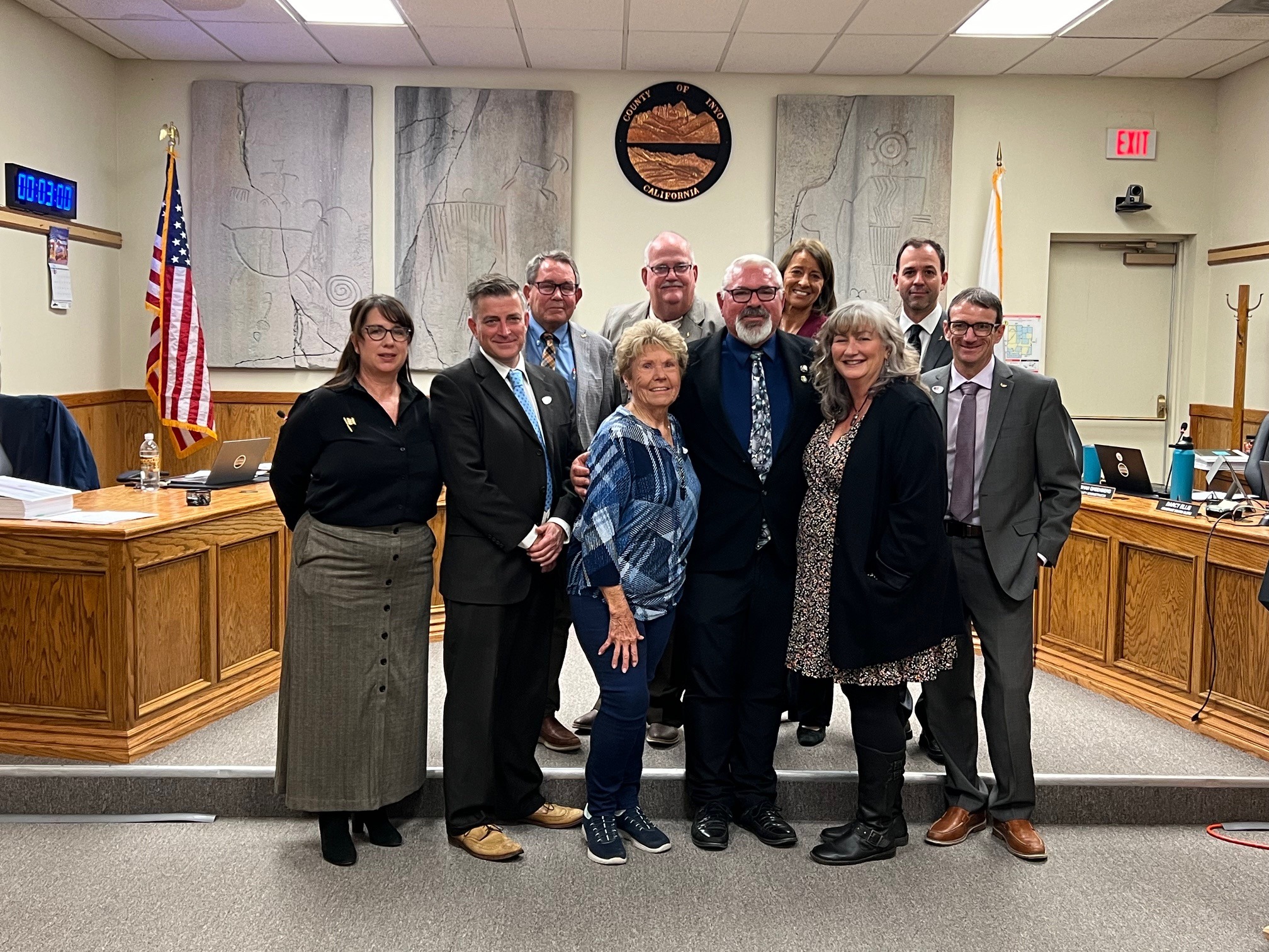 Chief Probation Officer Jeff Thomson was recognized by the Inyo County ...