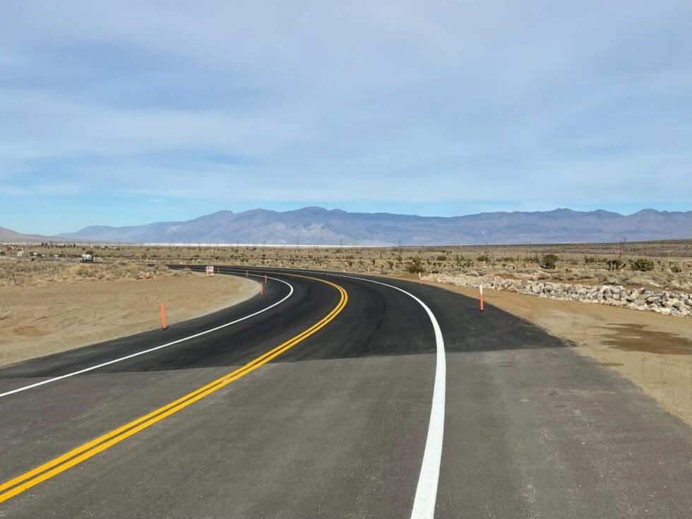 State Route 190 Connector Opens Ahead of Schedule Within the Olancha ...