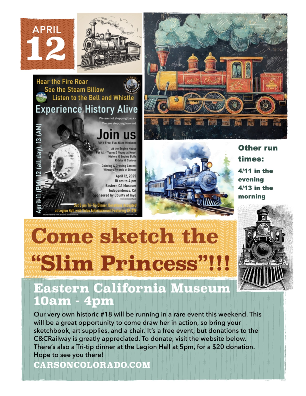 Come Sketch the Slim Princess Eastern California Museum - Sierra Wave ...