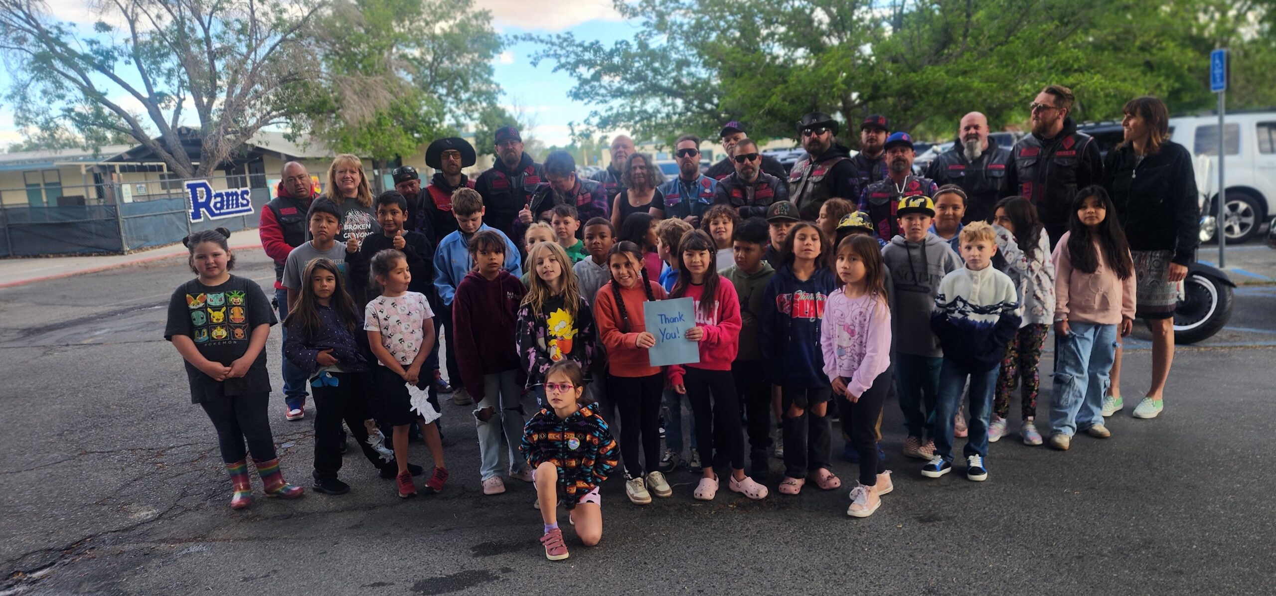 POBOB Motorcycle Club Donates $1,500 to Elm Street Elementary's Friday ...