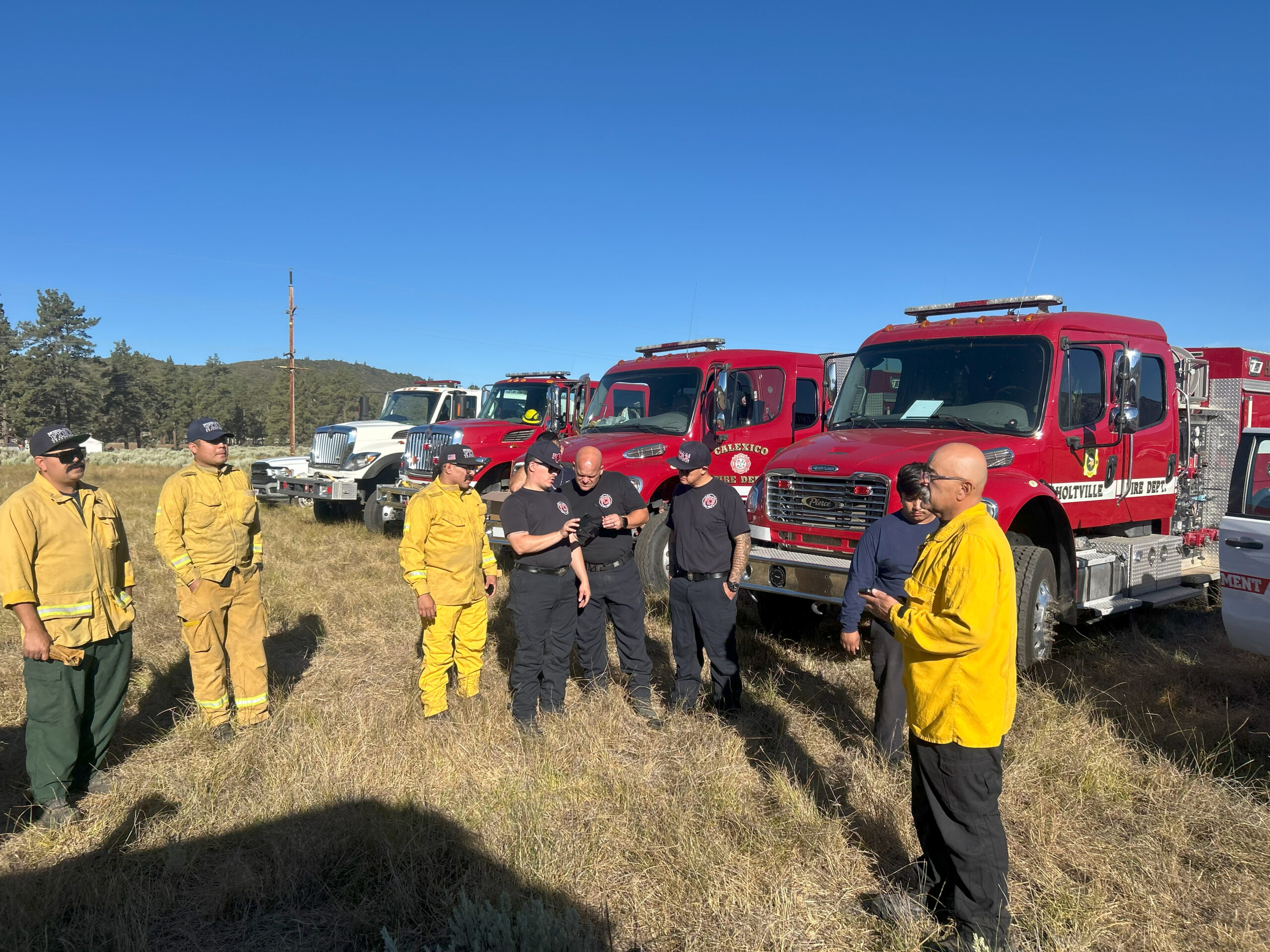 Bishop Fire Department on the Rosa Fire - Sierra Wave: Eastern Sierra ...