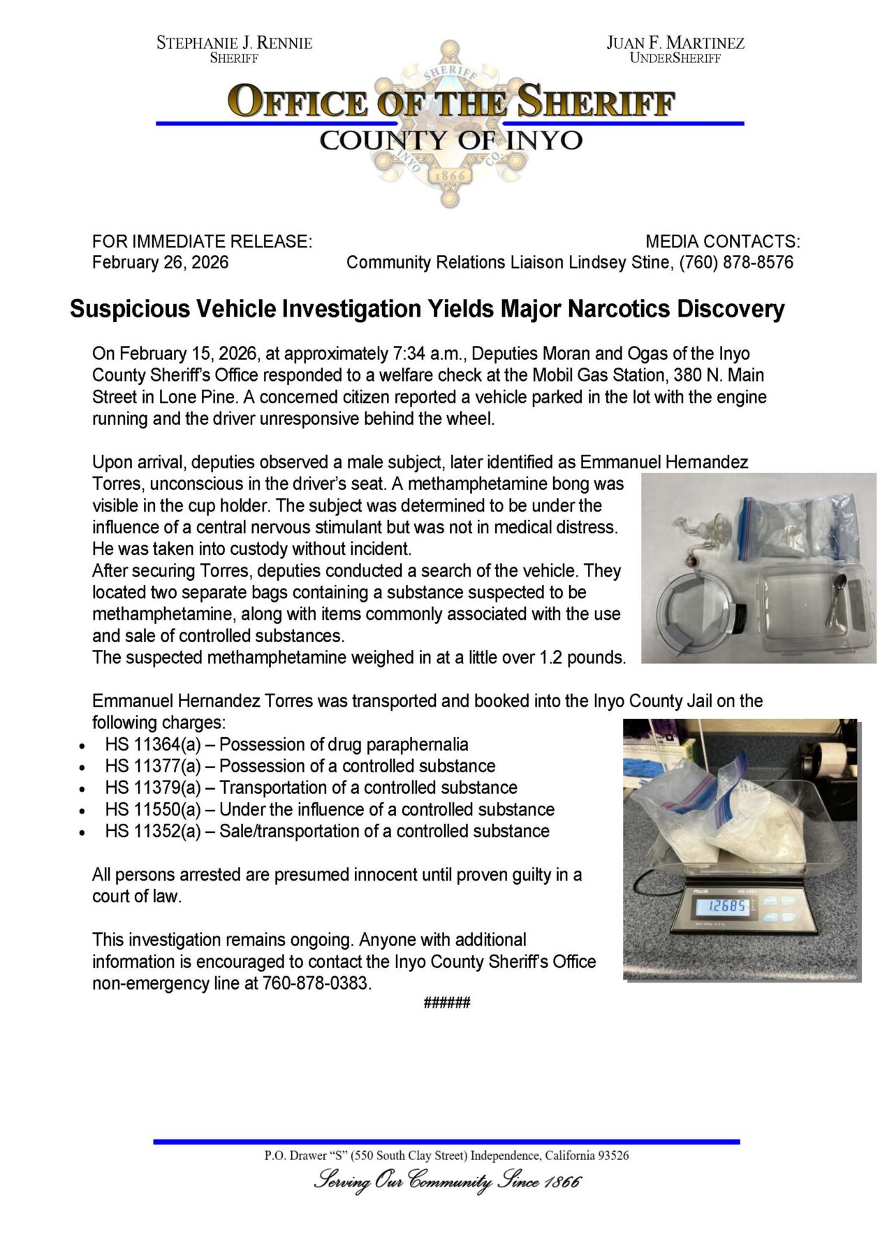 Suspicious Vehicle Investigation Yields Major Narcotics Discovery ...