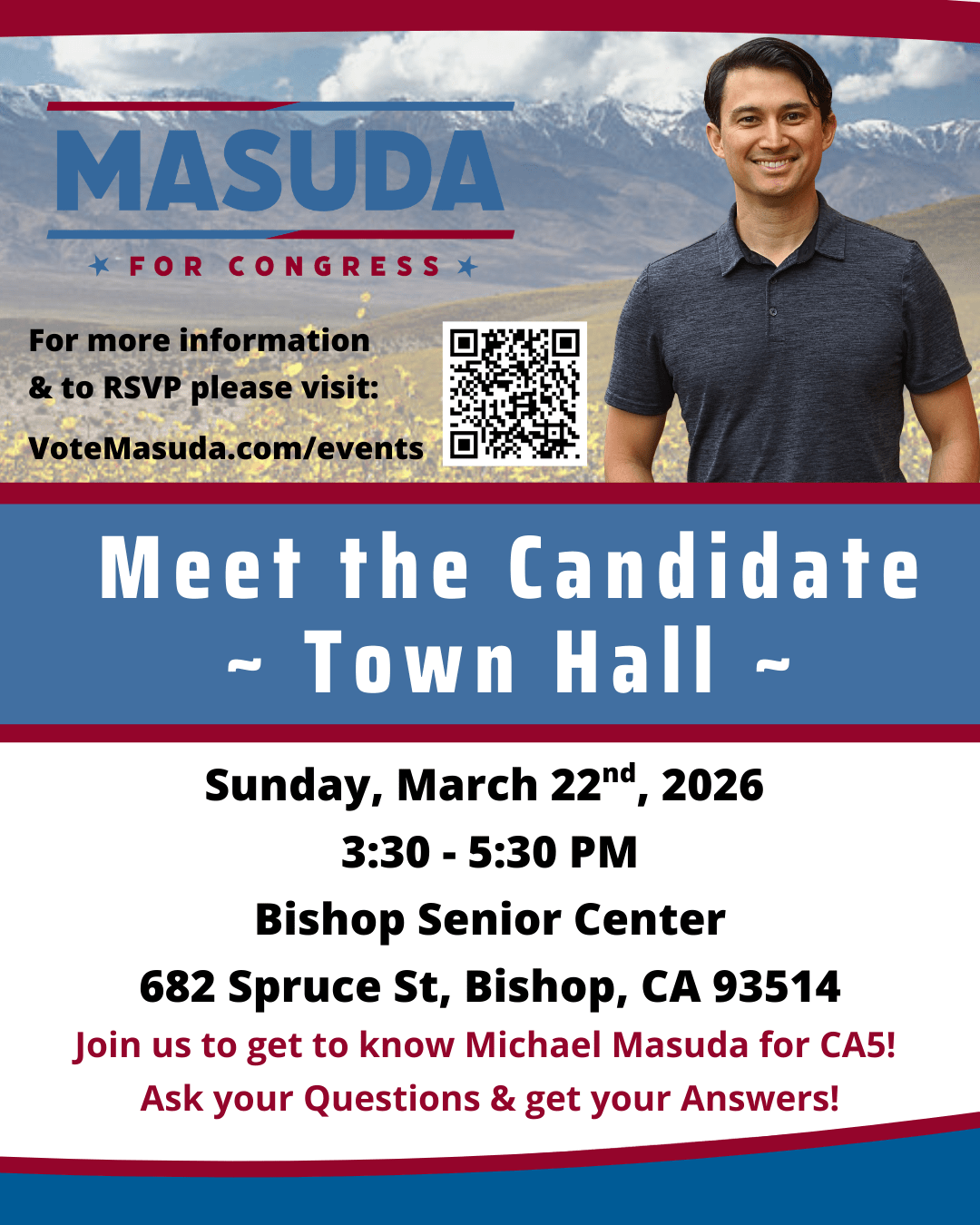 Michael Masuda Brings “Community First” Tour to the Eastern Sierra ...