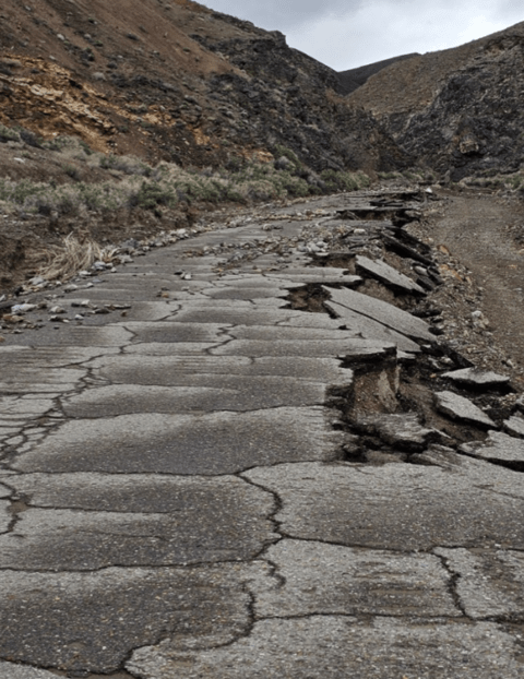Death Valley National Park News Release Lower Wildrose Road Reopens ...